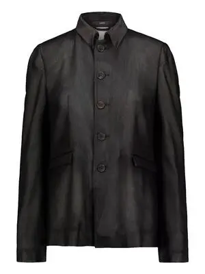 SAPIO Button Collared Jacket - Grey
