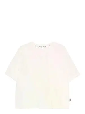 Dkny Ribbed Knit T-shirt - Neutrals