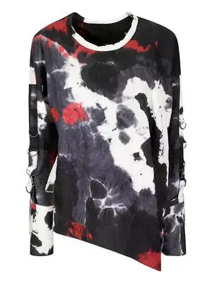 LIMI FEU Limi Feu Asymmetrical Frayed Top