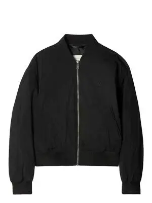 Calvin Klein Embroidered Zip-up Jacket - Black