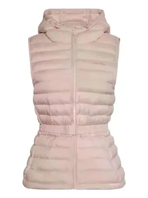 Calvin Klein Quilted Hooded Gilet - Neutrals