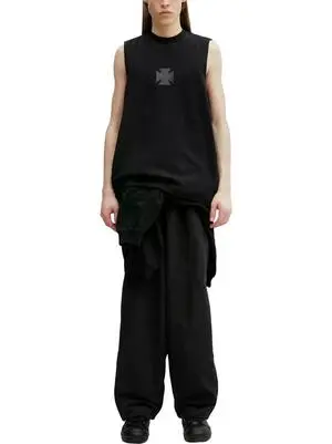 Vetements Cross-patch Tank - Black