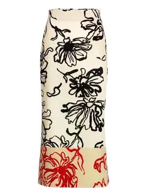 Silvia Tcherassi Midi Skirt - Neutrals