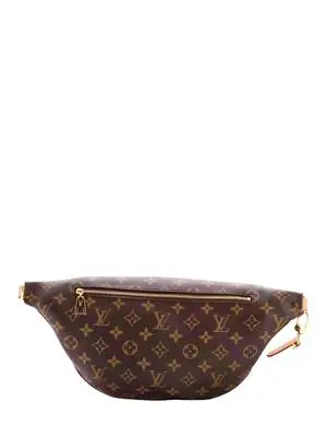 LOUIS VUITTON Monogram Canvas High Rise Bum Bag - Brown