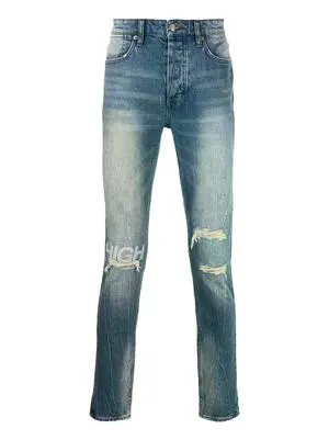 Ksubi Van Winkle Distressed Jeans - Blue