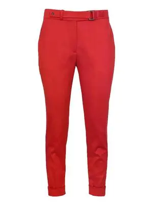 TOM FORD Belted Trousers - Red