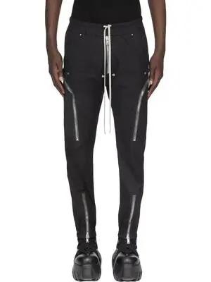 Rick Owens Heizer Zip-detail Cargo Pants - Black