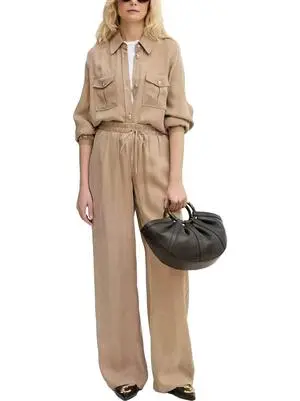 Guess Classic Collar Shirt With Chest Pockets - Neutrals
