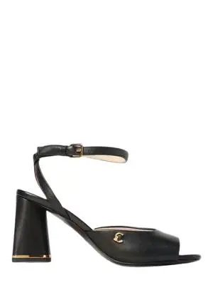 COCCINELLE Leather Heeled Sandals - Black