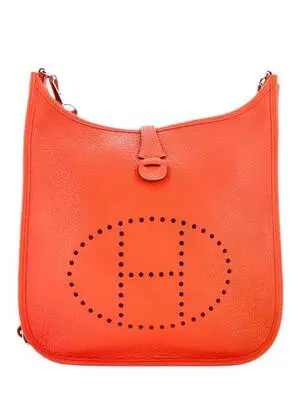 Hermès Evelyne Bag Gen Iii Clemence Pm - Red