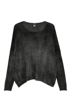 Avant Toi Faded Effect Sweater - Grey