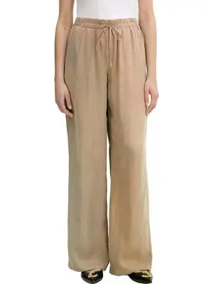 Guess Drawstring Wide-leg Trousers - Neutrals