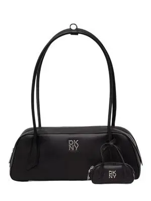 Dkny Tiana Logo-plaque Tote Bag - Black