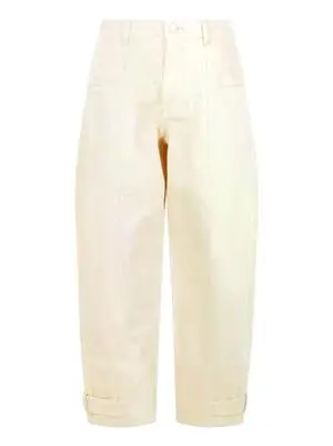 Isabel Marant Étoile Leja Panelled Tapered Jeans - Neutrals