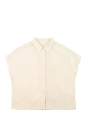 Naked & Famous Denim Billie Double-weave Gauze Shirt - White