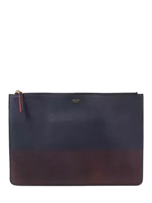 CELINE Celine Perforated Detail Clutch Bag