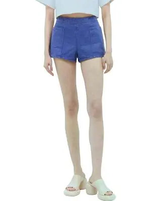 Max Mara Patch-pocket Shorts - Blue