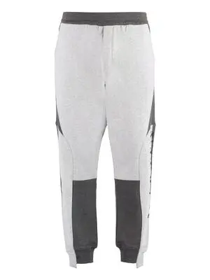 Alexander McQueen Patchwork-design Track Pants - Grey