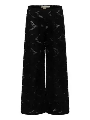 PARAMIDONNA Margaret Chevron Trousers - Black