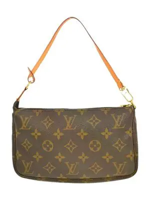 LOUIS VUITTON 2002 Pochette Accessoires Handbag - Brown