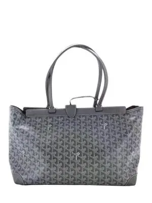 Goyard Bellechasse Pm Tote Bag In Coated Canvas - Grey