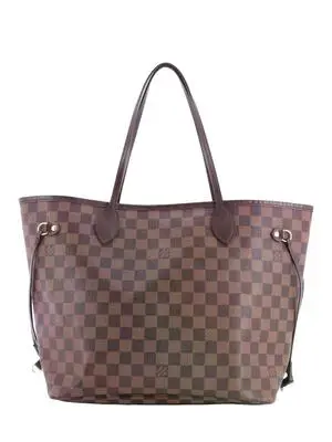 LOUIS VUITTON Neverfull Mm Damier Tote Bag - Brown