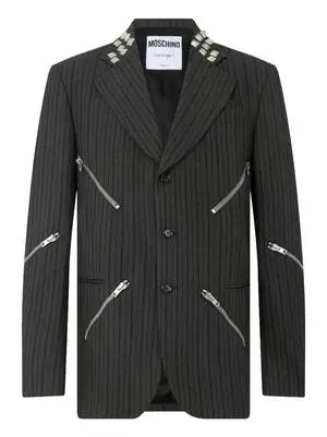 Moschino Single-breasted Jacket - Grey
