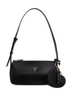 Guess Isobel Logo-plaque Heart-charm Tote Bag - Black