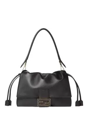 Fendi Medium Mamma Baguette Shoulder Bag - Black