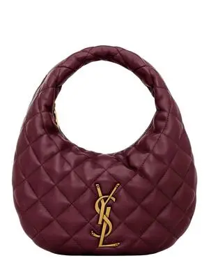 Saint Laurent Quilted Leather Handbag - Red