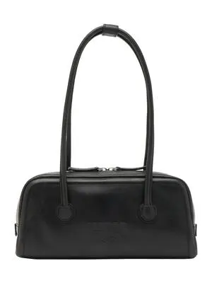 MARGESHERWOOD Soft Boston Ew Bag - Black Pull-up