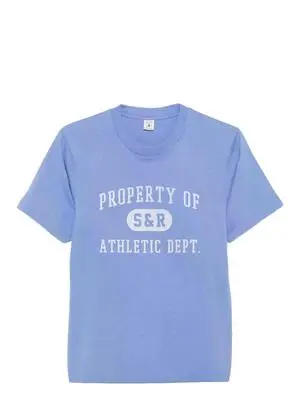 SPORTY & RICH Logo Print T-shirt - Blue
