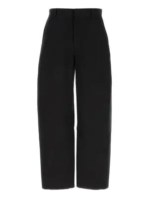 Givenchy Cotton Wide-leg Trousers - Black
