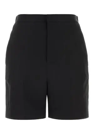Loulou De Saison Viscose Blend Bermuda Shorts - Black
