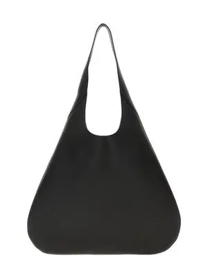 Carven Leather Shopping Bag - Black
