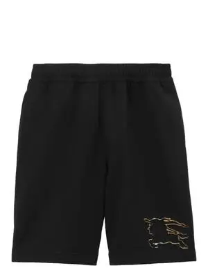 Burberry Ekd-motif Bermuda Shorts - Black