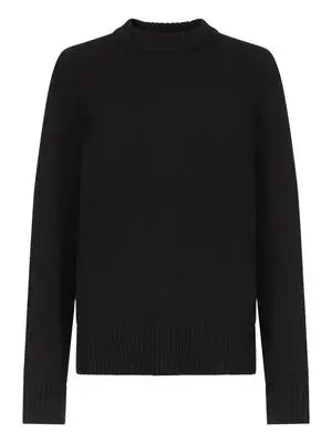 Loulou De Saison Long-sleeved Crewneck Jumper - Black