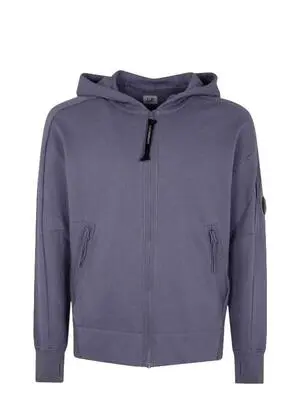 C.P. COMPANY Fleece Hooded Sweatshirt - Gray