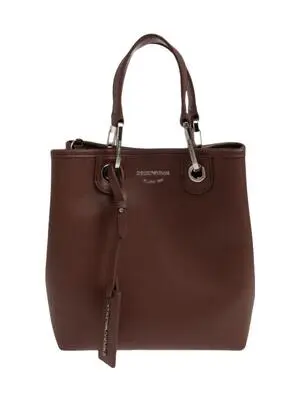 Emporio Armani Logo Detail Bucket Bag - Red