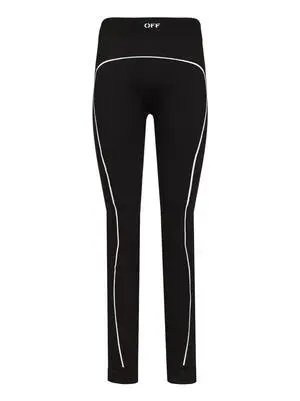 Off-White Off Stamp Seamless Leggings - Black