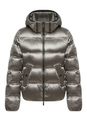 Moncler Sensation Hooded Down Jacket - Silver