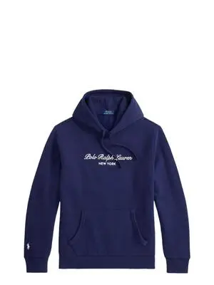 Polo Ralph Lauren Logo Fleece Hoodie - Blue
