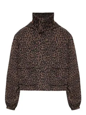 The Upside Ludlow Cropped Jacket - Leopard
