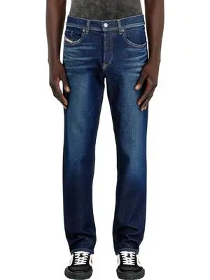 DIESEL® D-definitive Regular Waist Button Fly Jeans - Blue