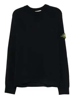 Stone Island Long-sleeve Sweater - Black