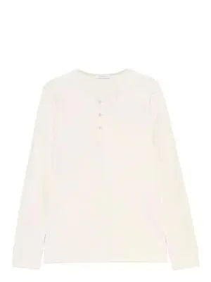 LEMAIRE Ribbed-knit Top - Neutrals