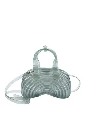 Melissa X Diesel Quantum Dome Shoulder Bag - Transparent Blue/silver