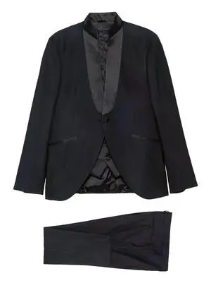 MANUEL RITZ Shawl-lapel Suit - Blue