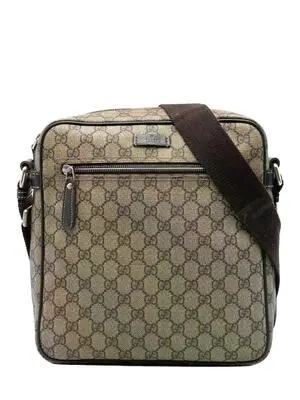 Gucci Gg Supreme Crossbody Bag - Neutrals