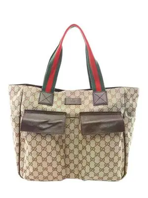 Gucci Gg Canvas Tote Bag - Neutrals